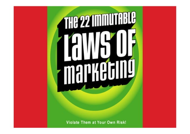 22 laws of marketing bagian 01 | PDF