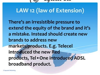 22 laws of marketing presentation | PPTX