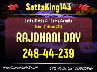FIX SATTA MATKA TIPS | KALYAN MATKA | PPT