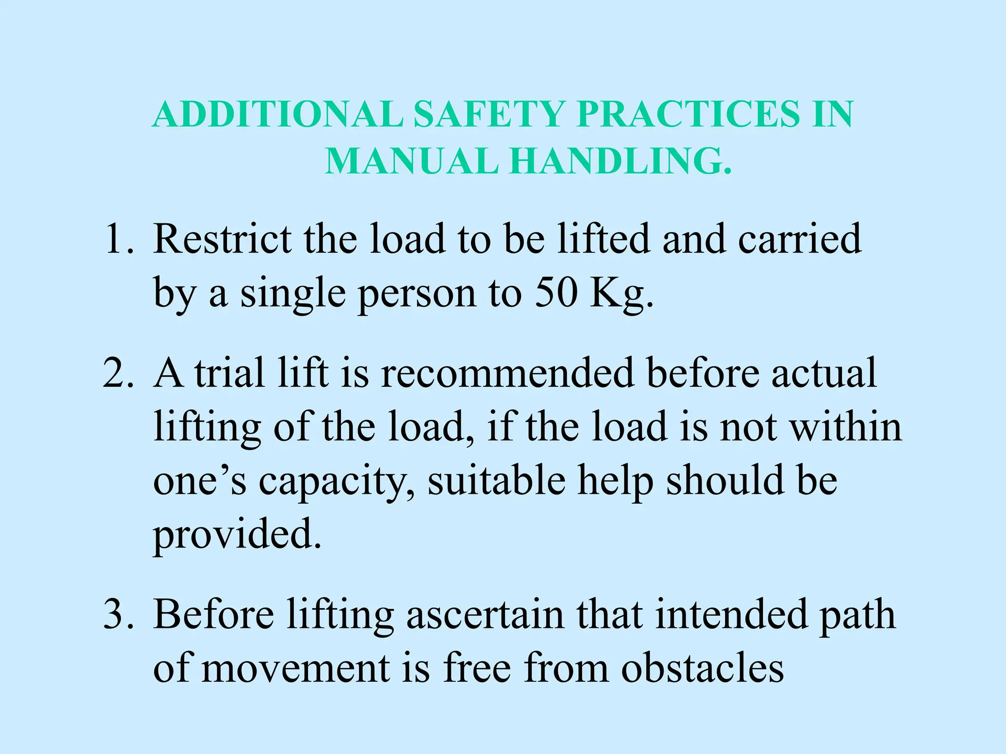22 Material Handling Training and Safety | PPT