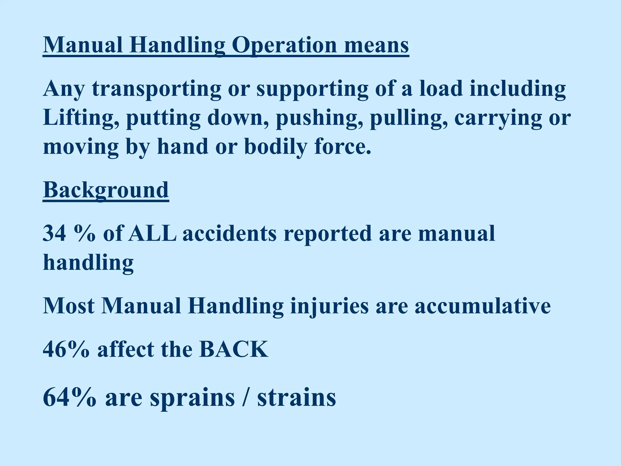 22 Material Handling Training and Safety | PPT