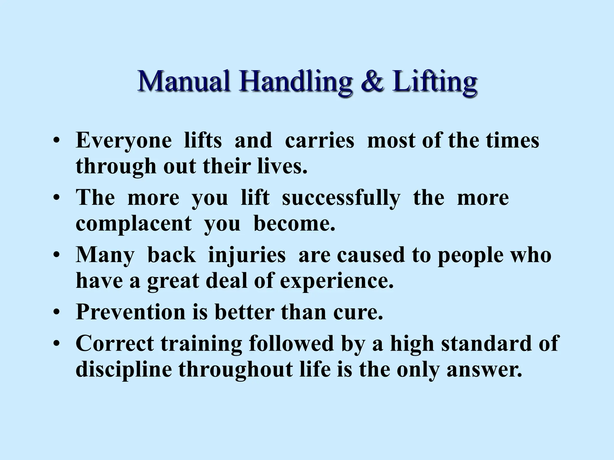 22 Material Handling Training and Safety | PPT
