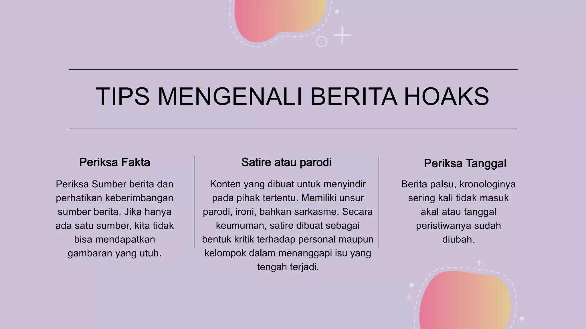 22 menjadi netizen yang cerdas anti hoax | PPTX
