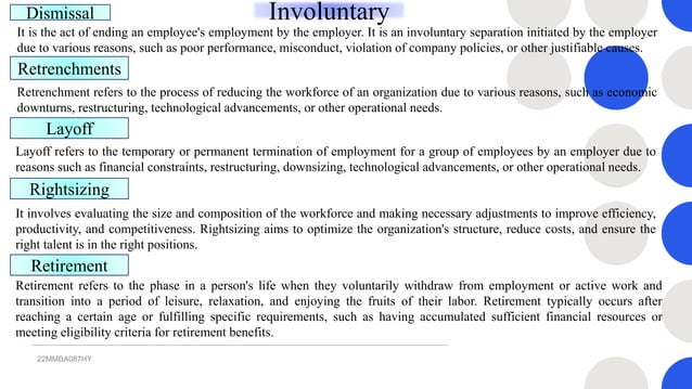 Employees Separation.pptx | Business | Business and Finance