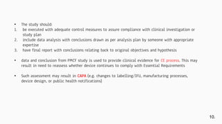 POST-MARKET CLINICAL FOLLOW UP STUDIES FOR MEDICAL DEVICES | PPTX