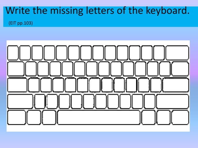# 2 2nd gr.3 keyboard characters | PPTX