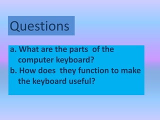 # 2 2nd gr.3 keyboard characters | PPTX