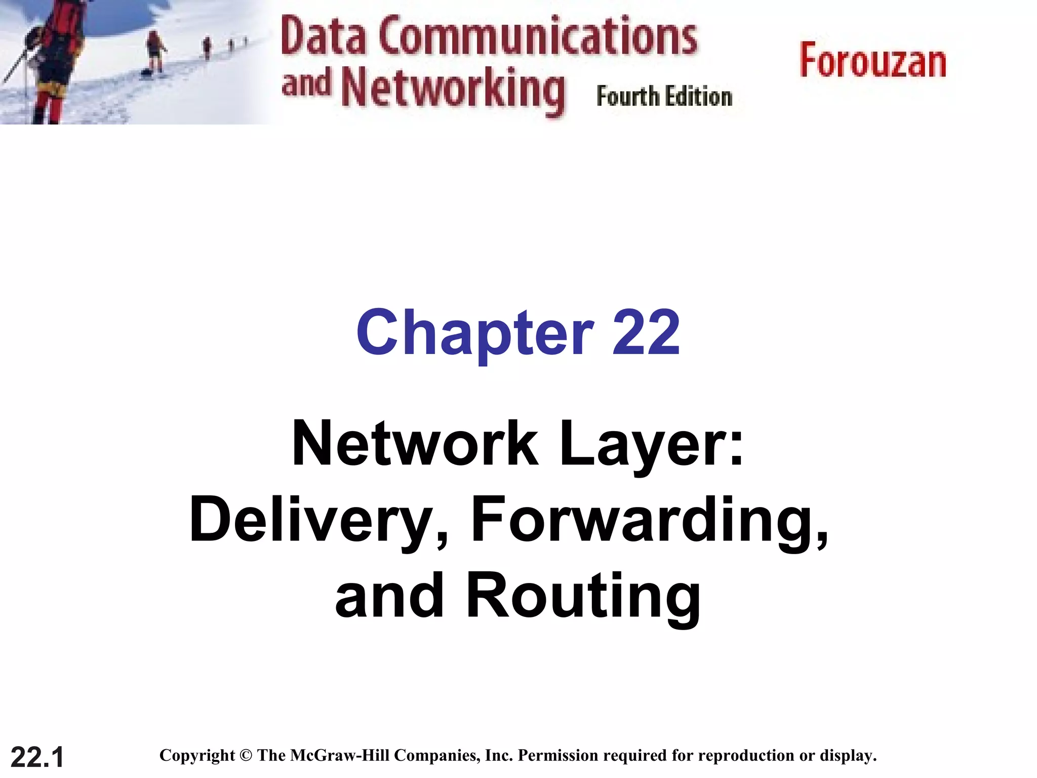 22 Network Layer_Delivery_forwarding_and_Routing | PPT