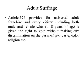 Salient features of constitution of India | PPTX