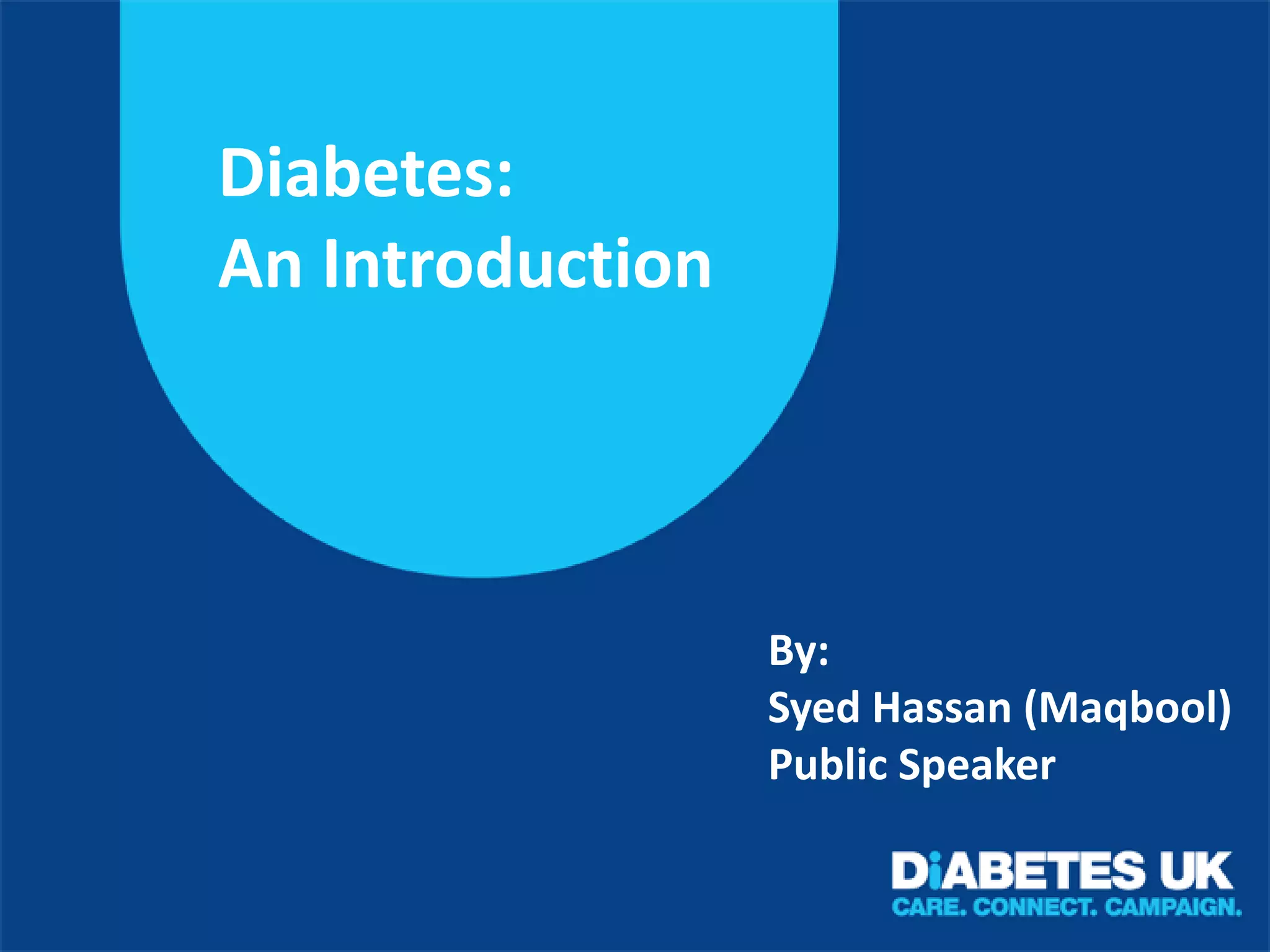 Introduction to Diabetes | PDF