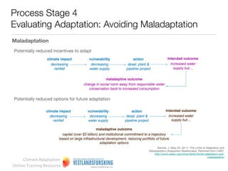 Online Training Resource for Climate Adaptation: Evaluation Techniques ...