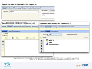 2 2 open_ehr archetypes classes | PPT