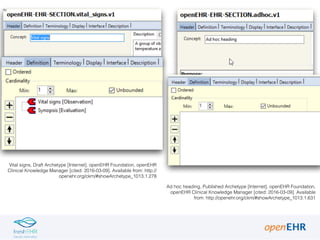 2 2 open_ehr archetypes classes | PPT