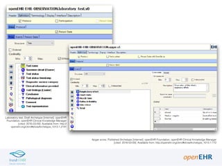 2 2 open_ehr archetypes classes | PPT