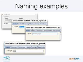 2 2 open_ehr archetypes classes | PPT