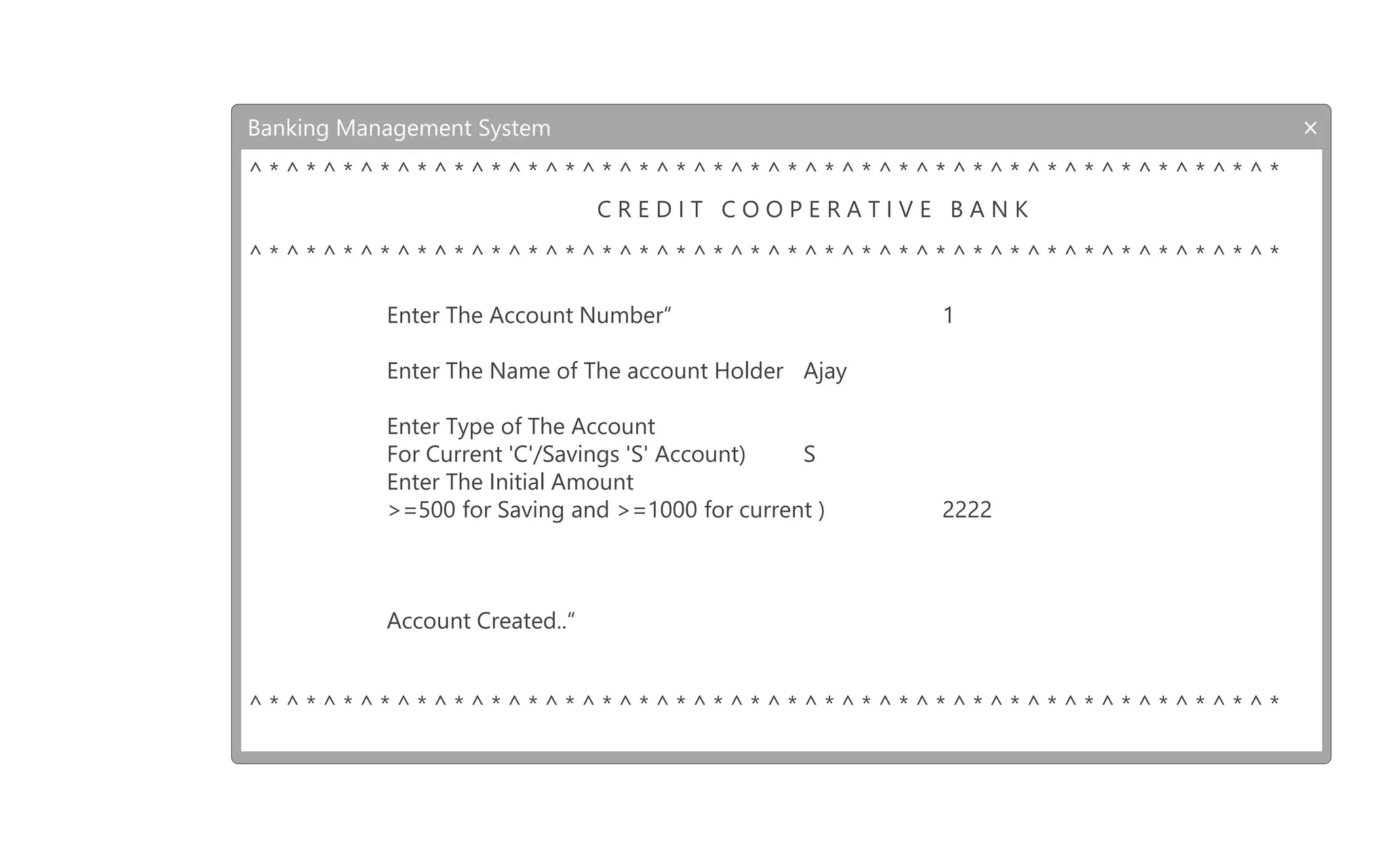 Banking management system | PPTX