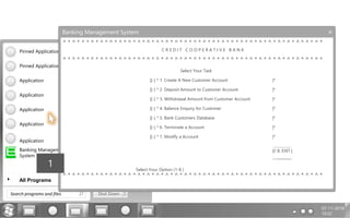 Banking management system | PPTX