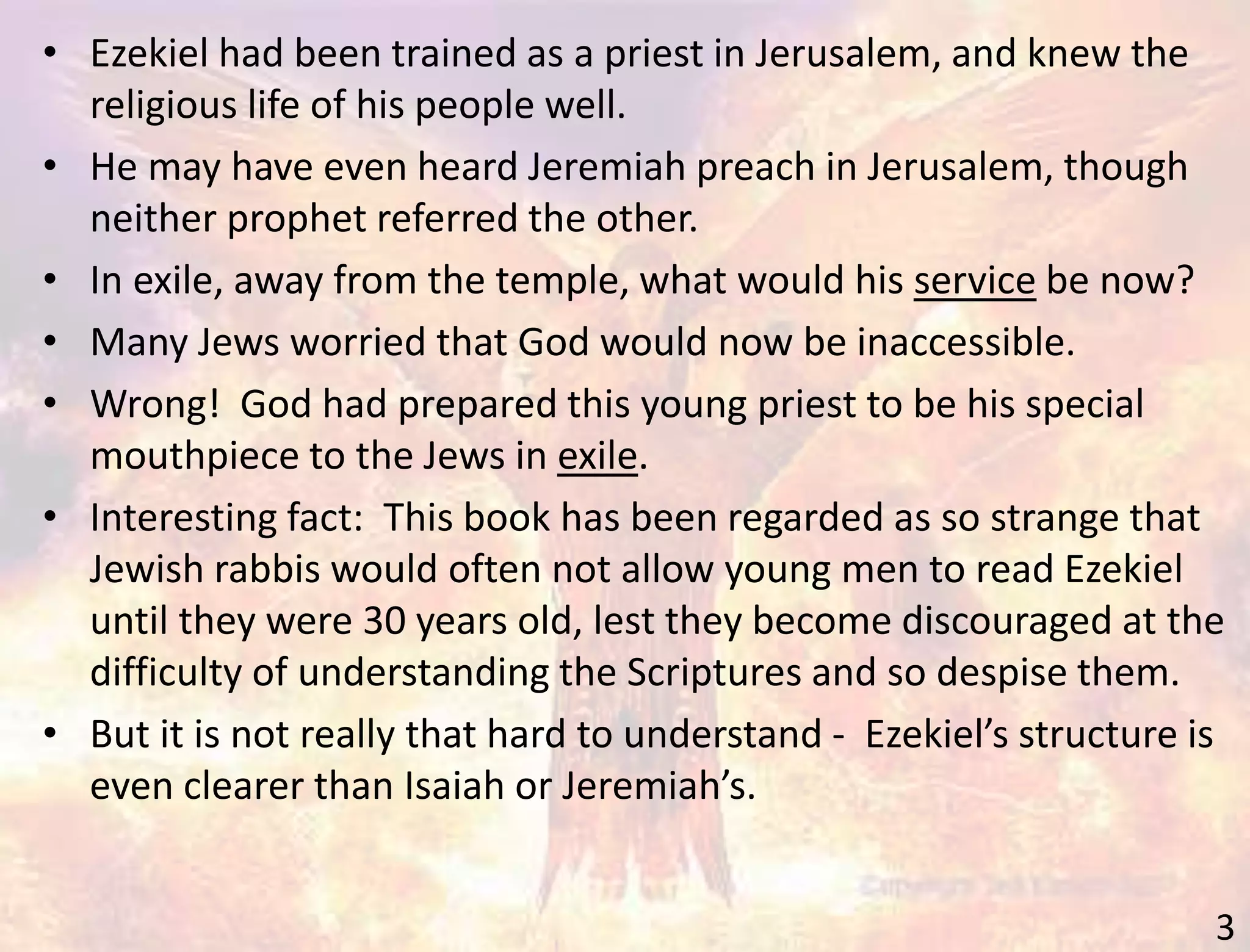 Session 22 Old Testament Overview - Ezekiel | PPTX