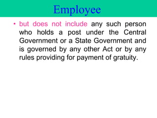 Payment Of Gratuity Act | PPS