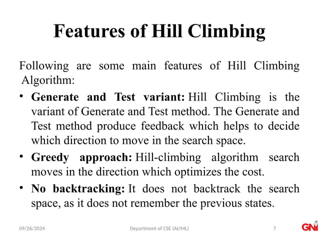 22PCOAM11 Session 5 Hill climbing algorithm.pptx