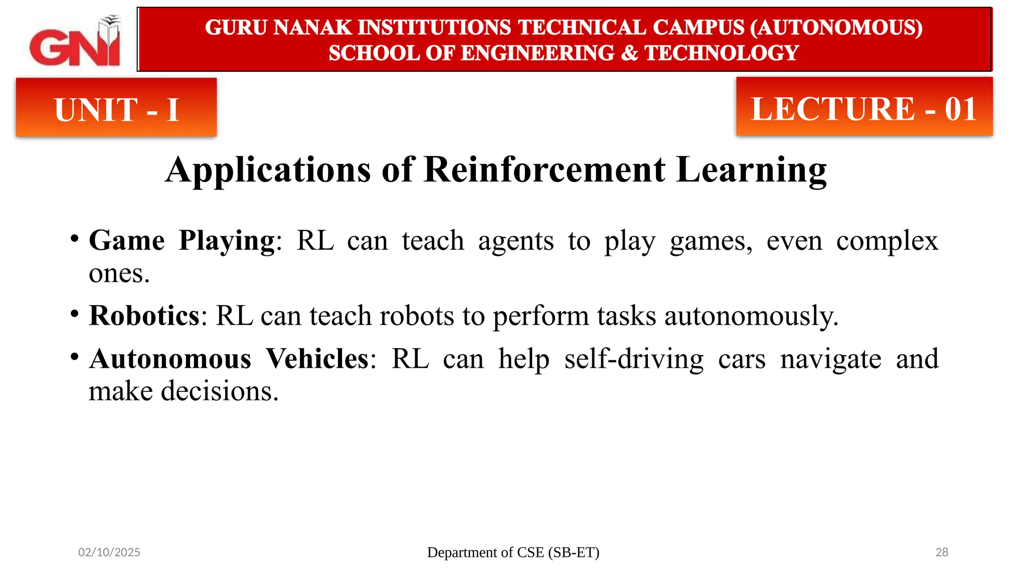 22PCOAM16 Unit 1 : Session 1 Learning and Types of Machine Learning.pptx