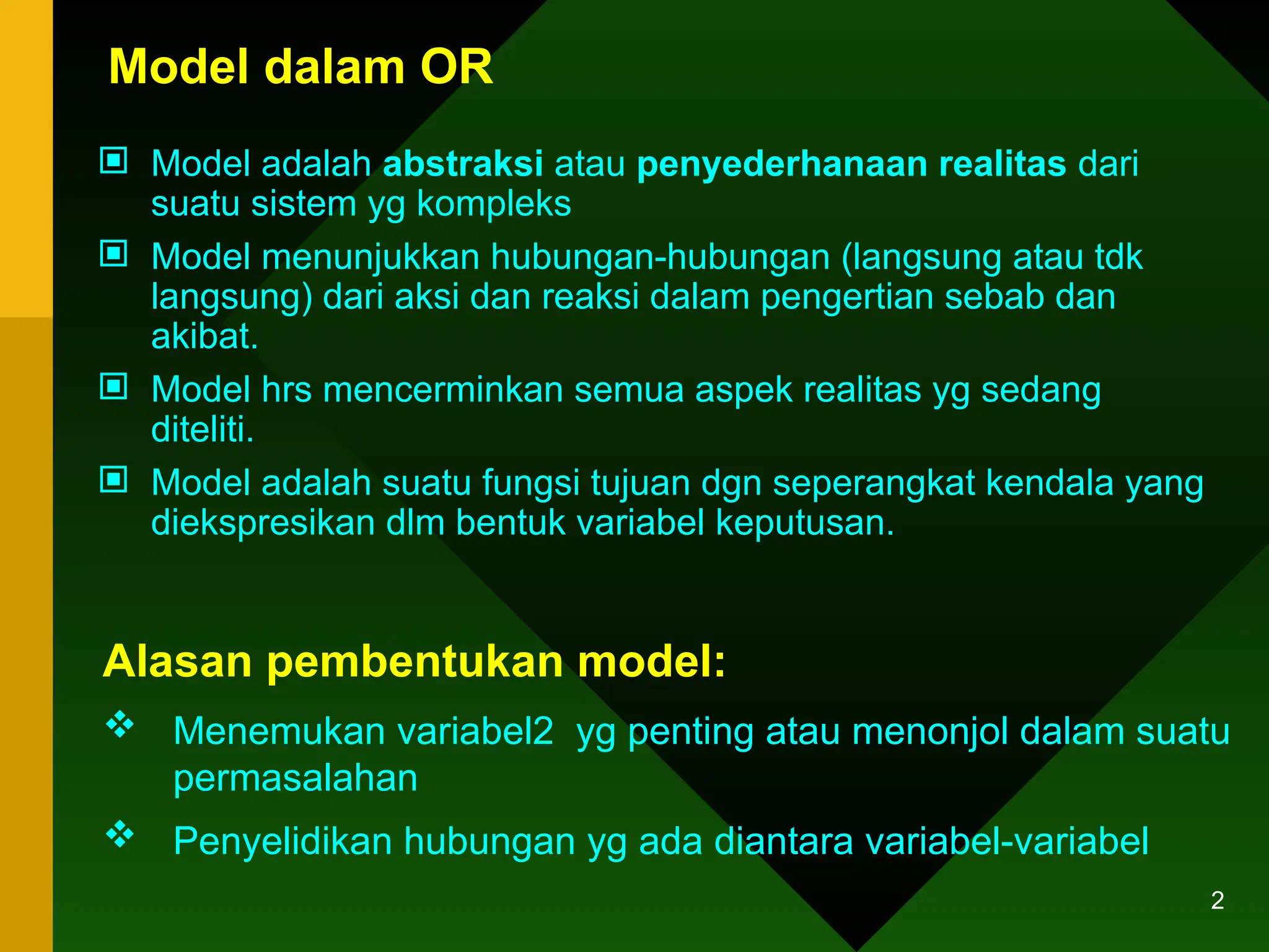 pemodelan metode grafik metode simpleks riset operasonal .ppt