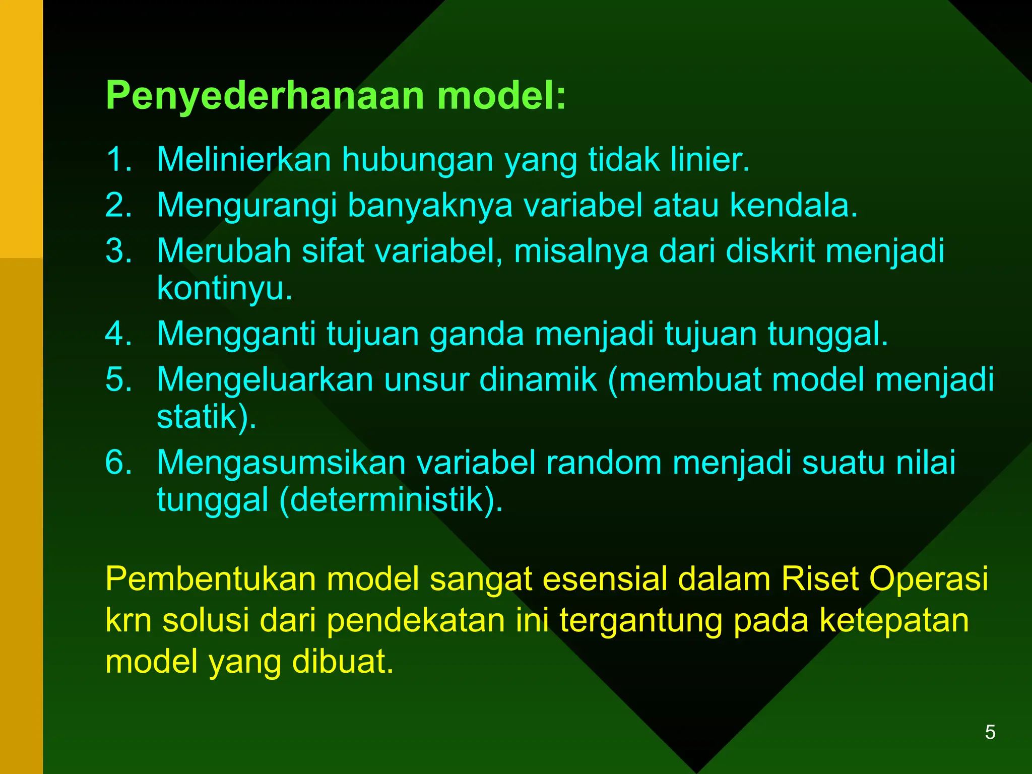 pemodelan metode grafik metode simpleks riset operasonal .ppt