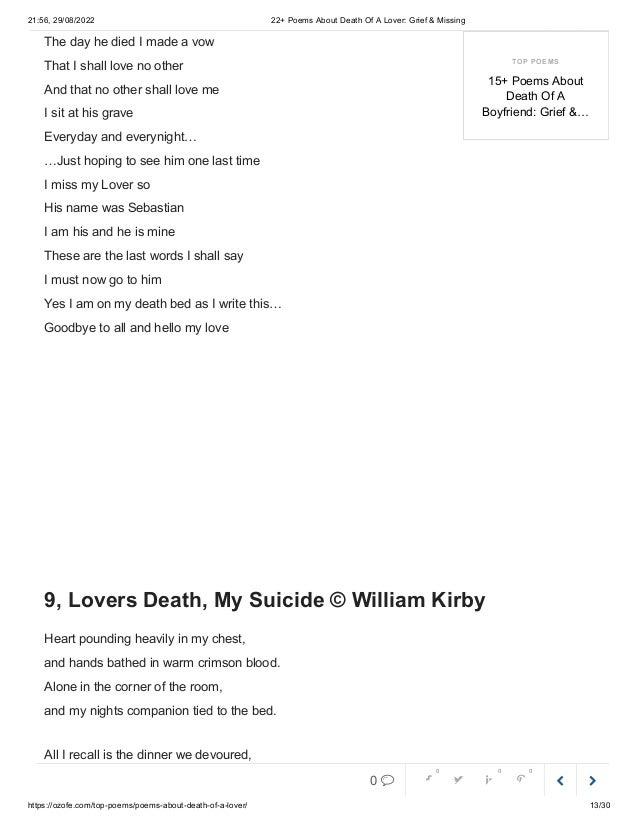 22+ Poems About Death Of A Lover_ Grief & Missing.pdf