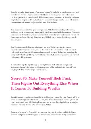 22 Powerful Secrets To Get RICH Faster | PDF