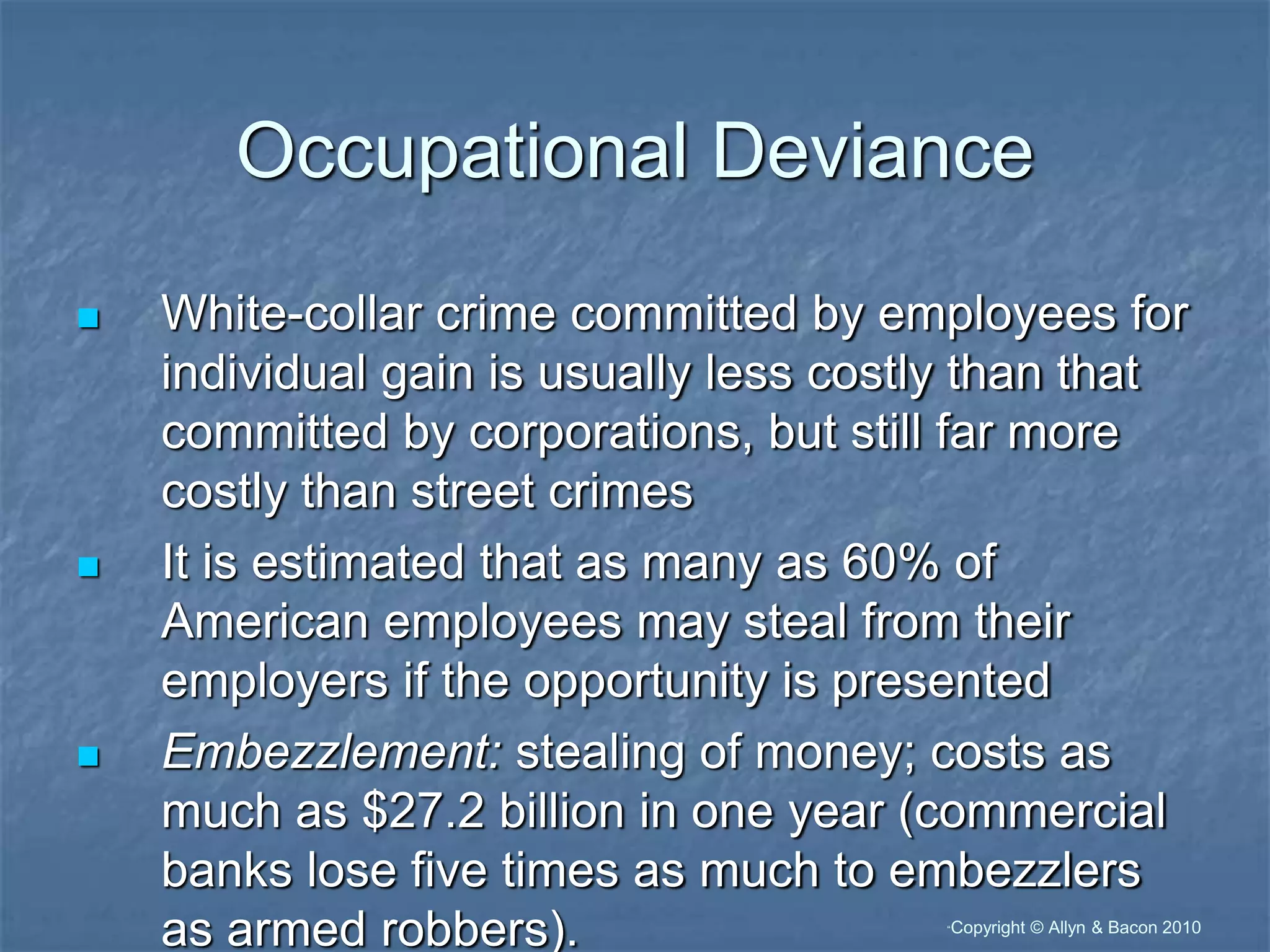 privileged class deviance ( concept &nature) | PPTX