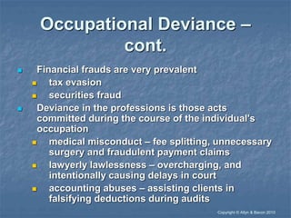 privileged class deviance ( concept &nature) | PPTX