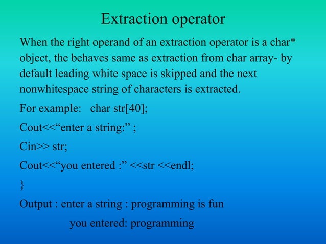 Dynamic Objectspointer To Functionarray And Pointercharacter String Processing Ppt