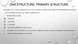 Double Helix structure of DNA | PPTX