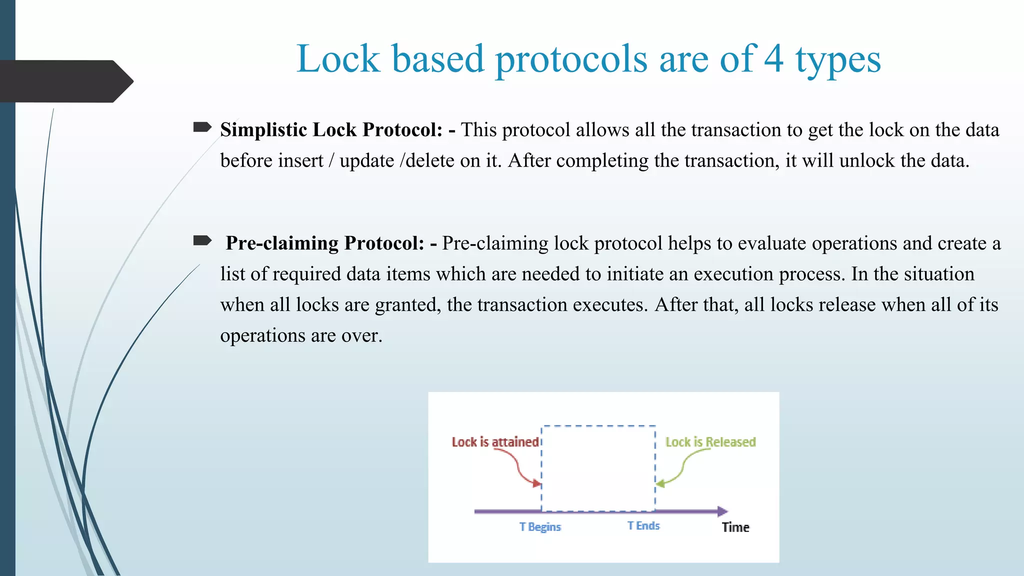 Overview of Concurrency Control & Recovery in Distributed Databases | PPTX Overview of Concurrency Control & Recovery in Distributed Databases | PPTX