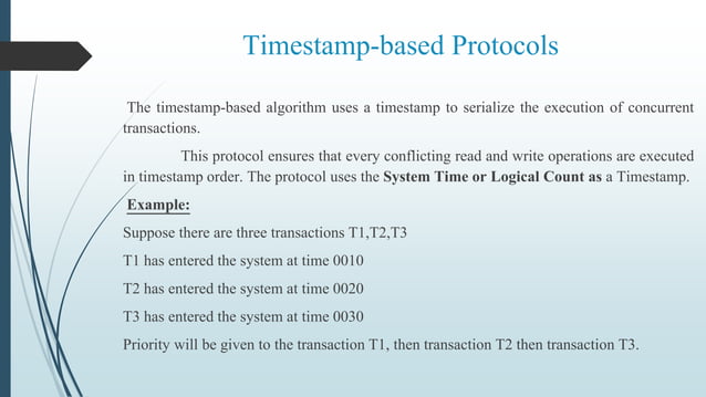 Overview Of Concurrency Control And Recovery In Distributed Databases Ppt 5377