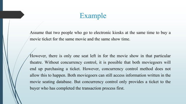 Overview of Concurrency Control & Recovery in Distributed Databases | PPTX | Databases ...