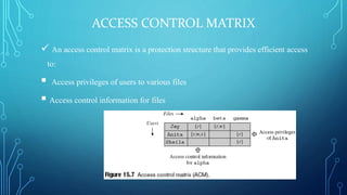 Protection Structures & Capabilities in Operating System | PPT