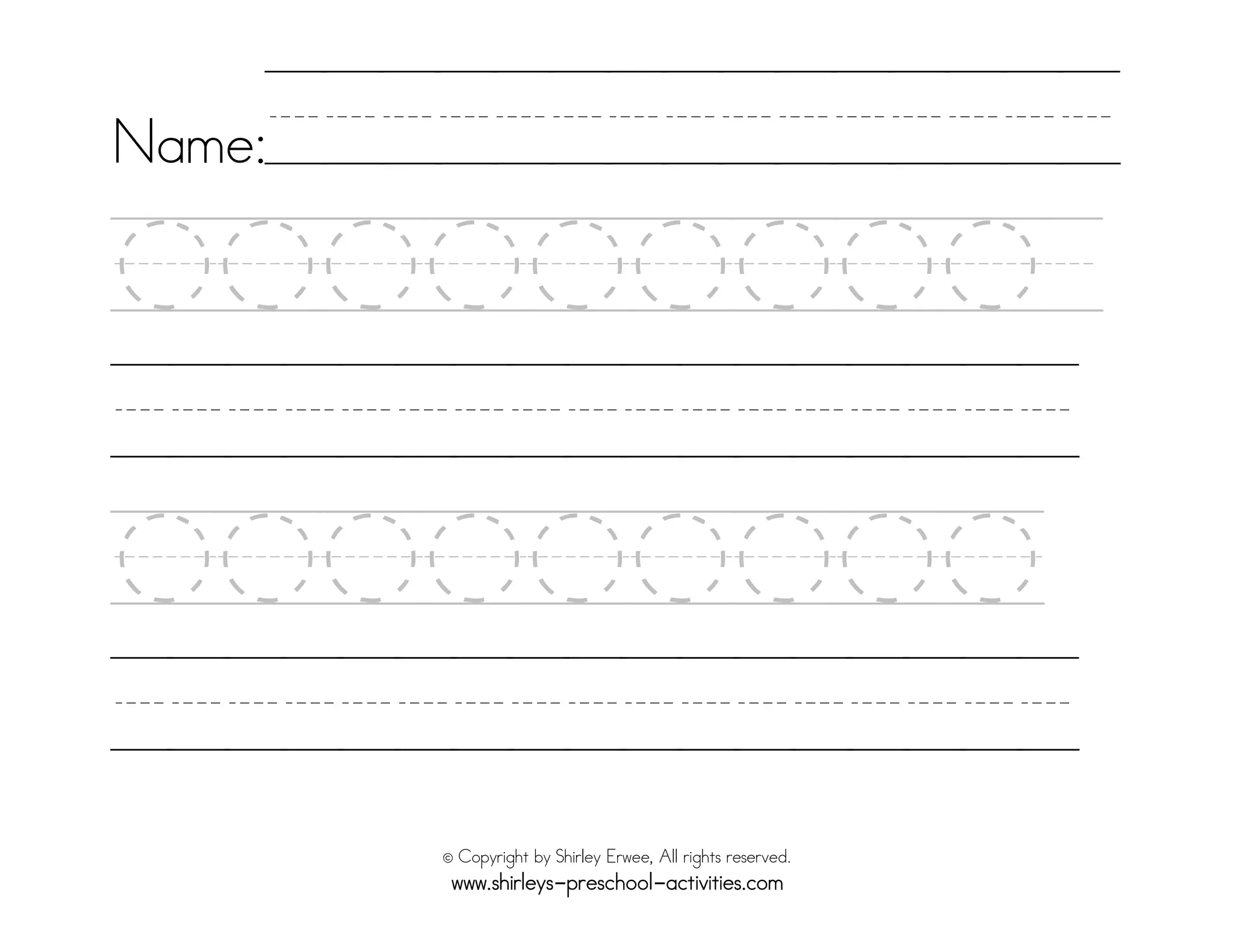 22 preschool printable-writing-patterns | PDF