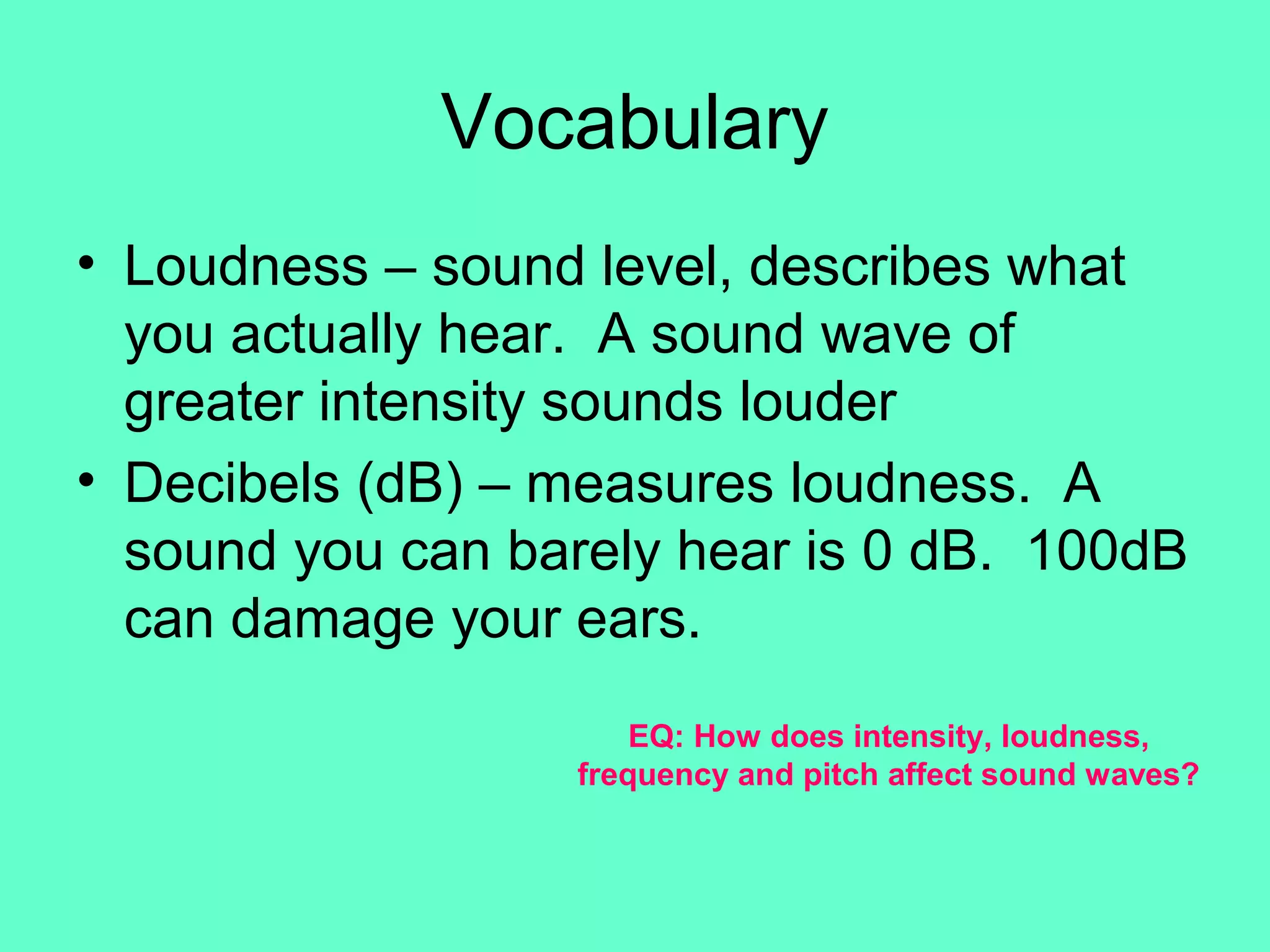 2 2 properties of sound | PPT