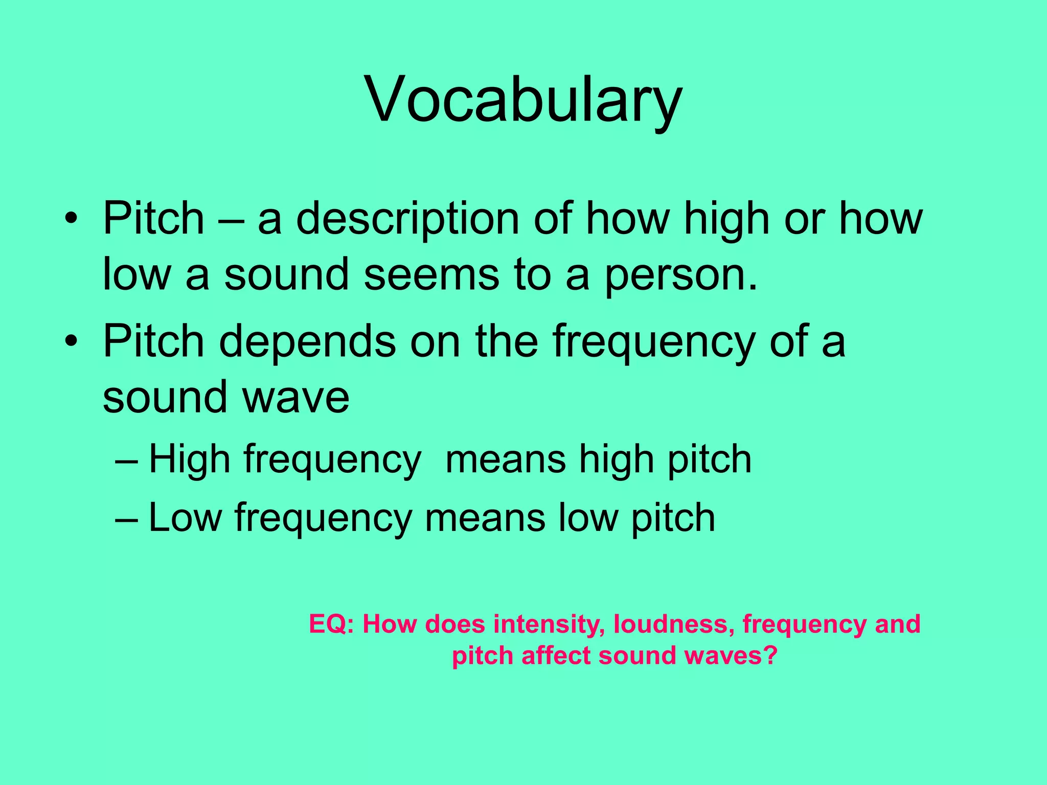2 2 Properties of Sound.ppt | Digital Audio | Computer Software and ...