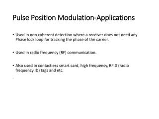 22 PulseModulation.pdf | Digital Audio | Computer Software and Applications