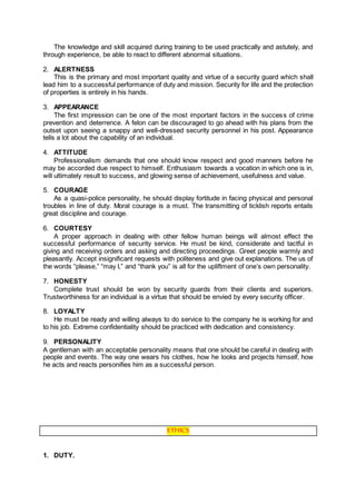 Qualities, Reqs, Codes | DOTX