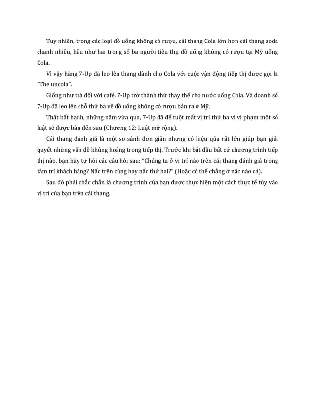 22 quy luật bất biến trong Marketing | PDF