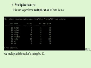 Arithmetic operators | PPTX