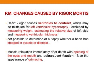 RIGOR MORTIS FORENSIC MEDICINE PRESENTATION | PPTX