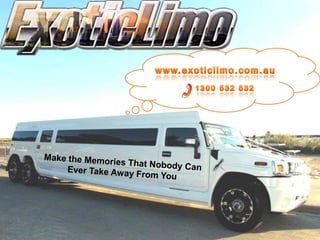 22 Seat White Stretch Hummer Limousine in Melbourne | PPTX