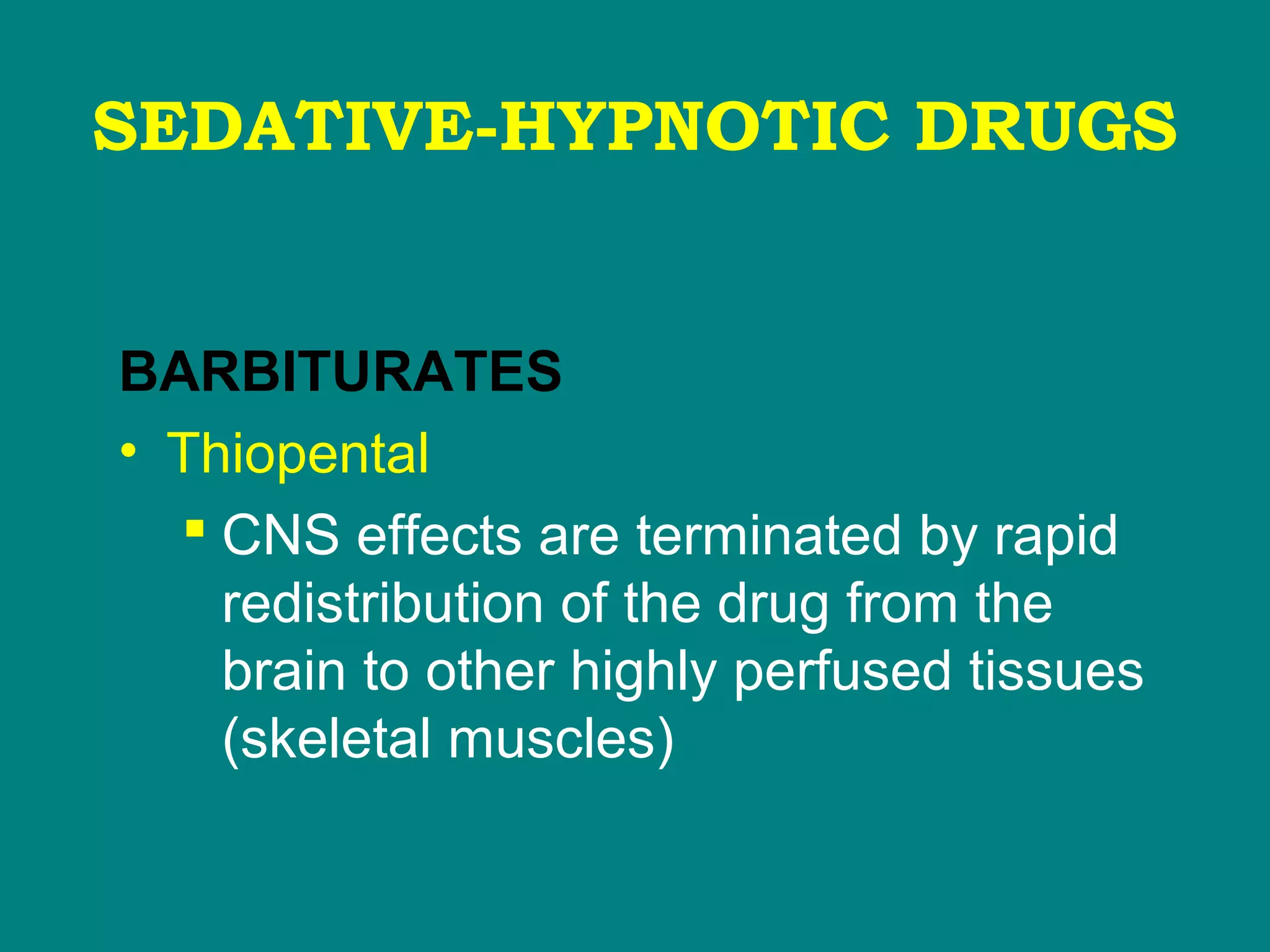 22 sedative hypnotic drugs | PPT