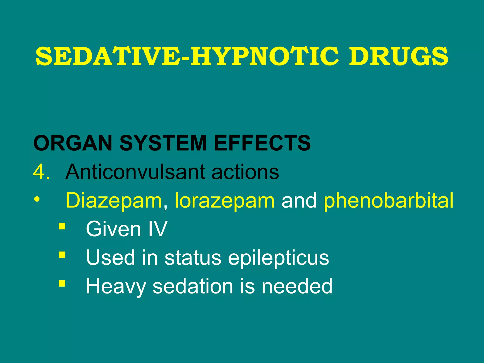 22 sedative hypnotic drugs | PPT