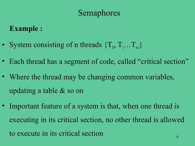 22 semaphores nd proces communi | PPT