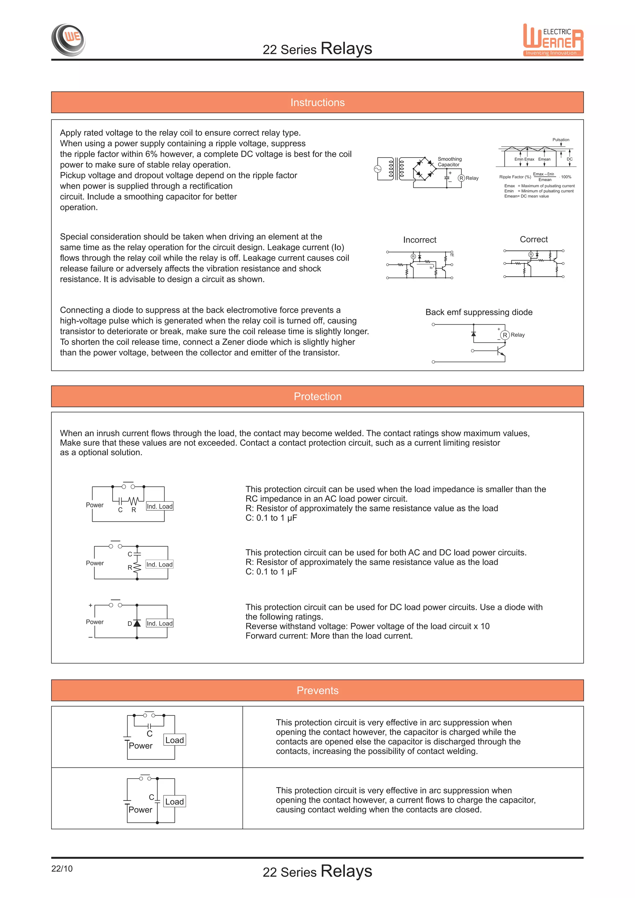 22 series relays | PDF